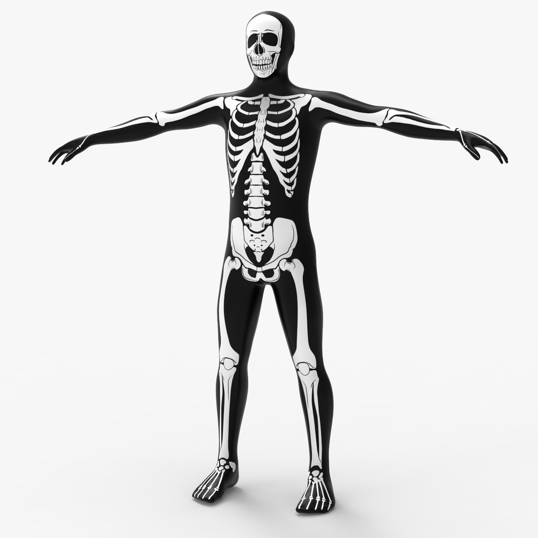 Skull Skin Morphsuit 3D - TurboSquid 1217046