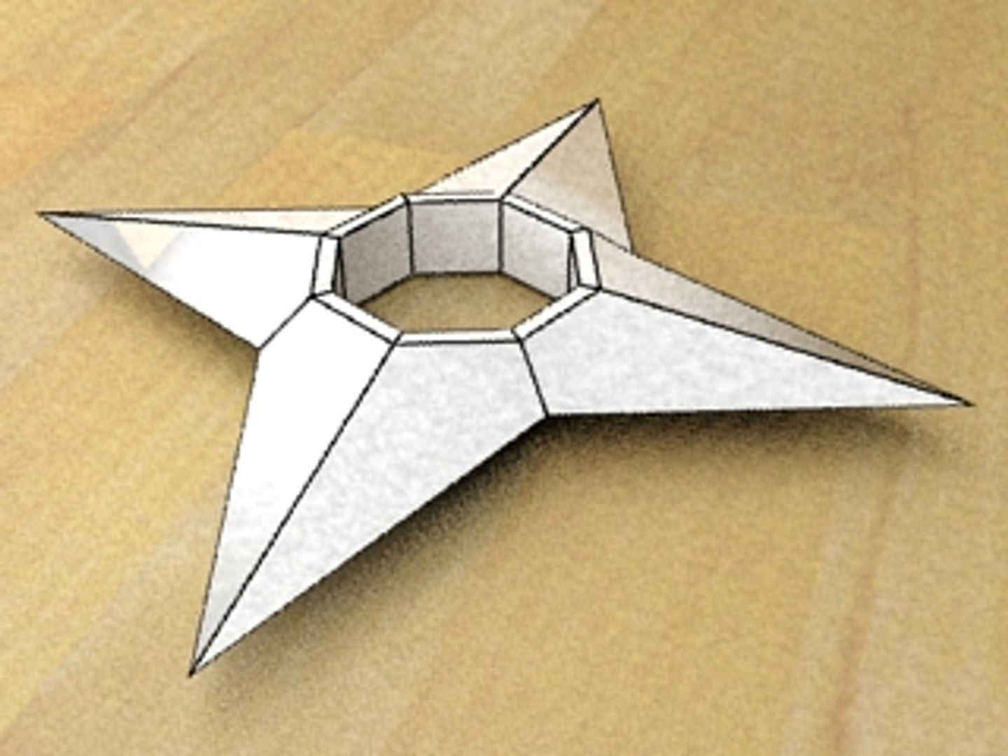 Free Shuriken Naruto 3d Model
