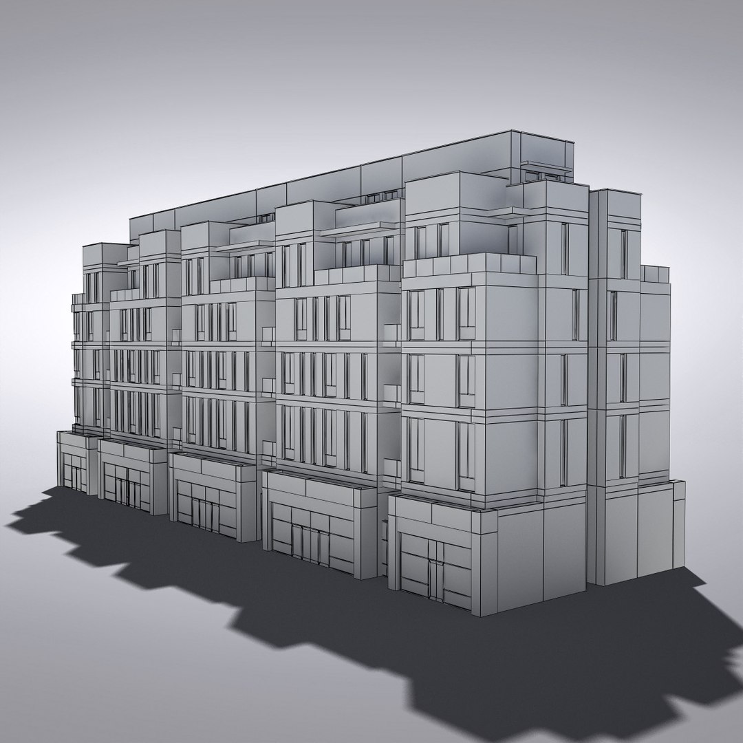 3d Modern Generic Building