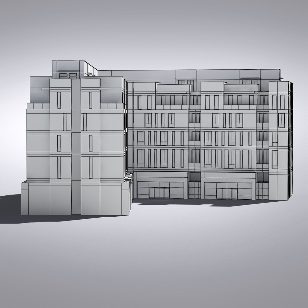 3d Modern Generic Building