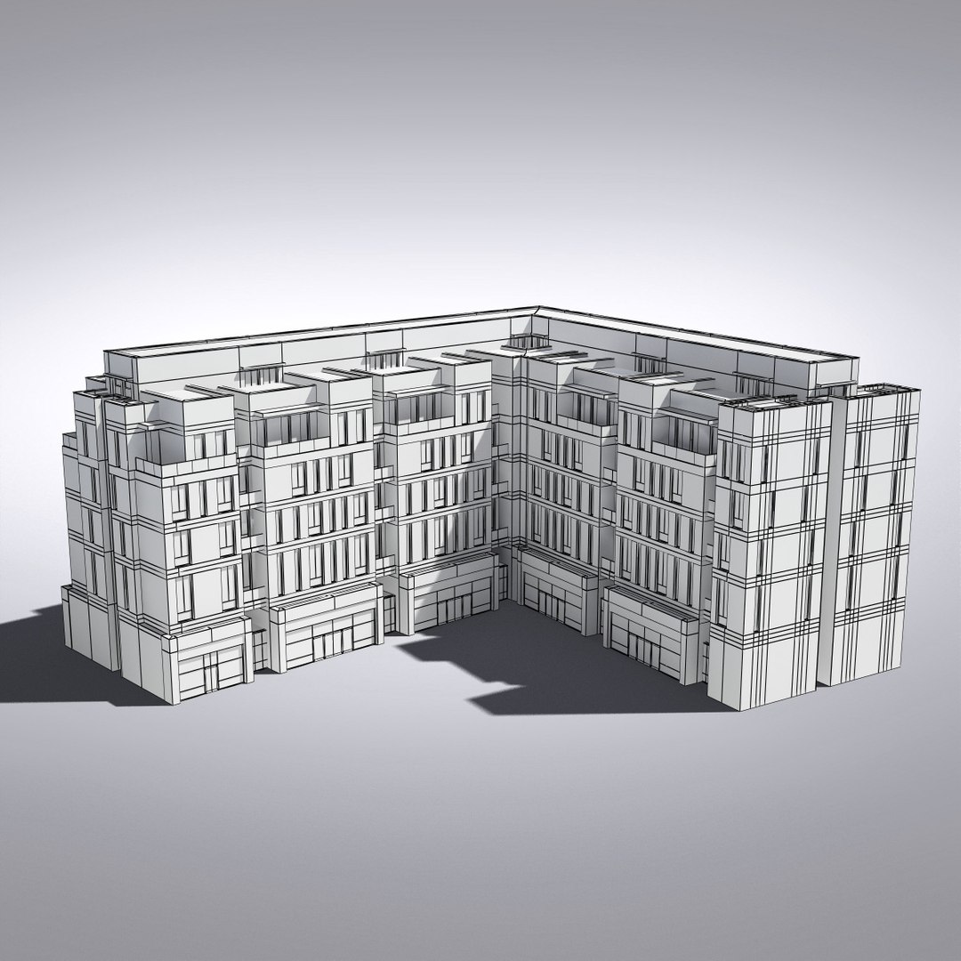 3d Modern Generic Building