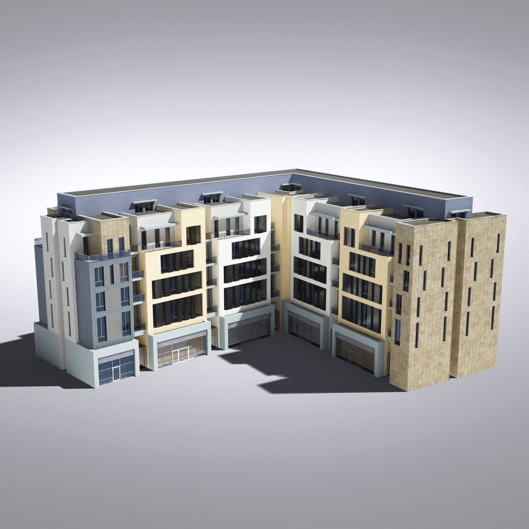 3d Modern Generic Building