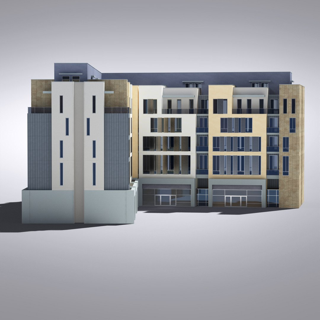3d Modern Generic Building