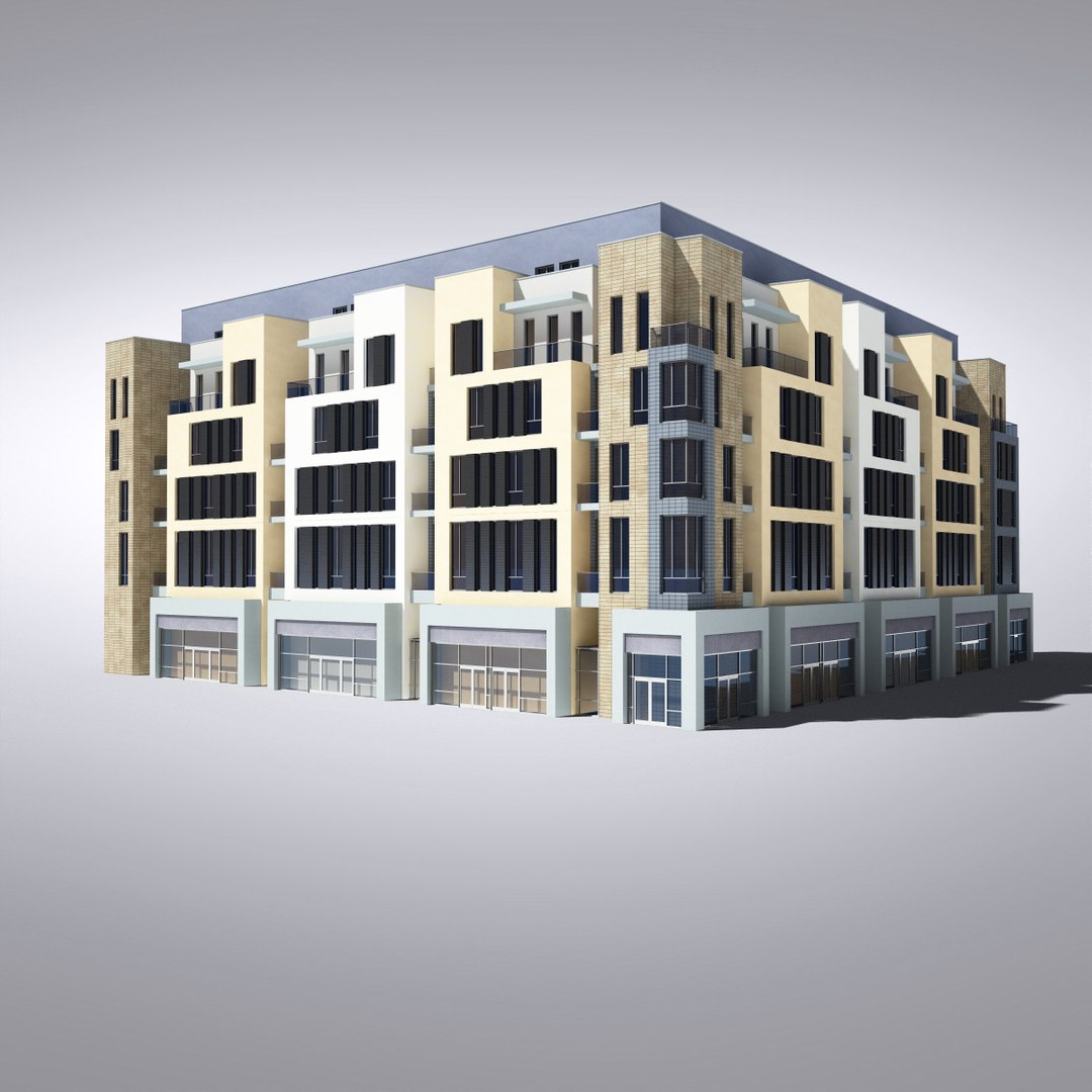 3d Modern Generic Building
