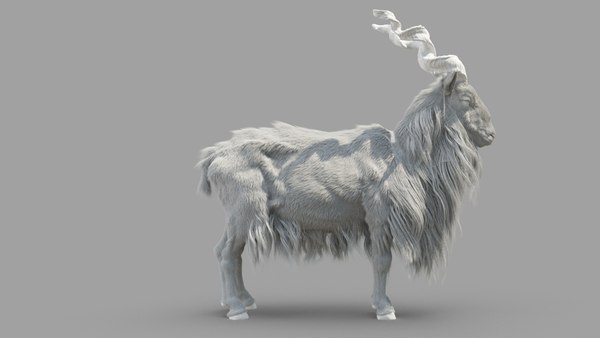 Markhor capra 3D model - TurboSquid 1666369