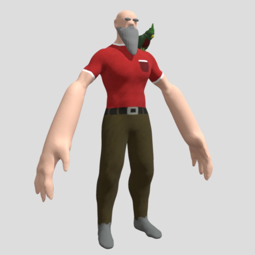 Lumberjack Human Bird 3D Model - TurboSquid 1519925