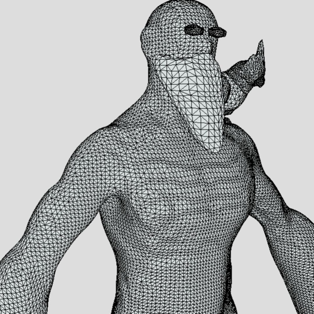 Lumberjack Human Bird 3D Model - TurboSquid 1519925