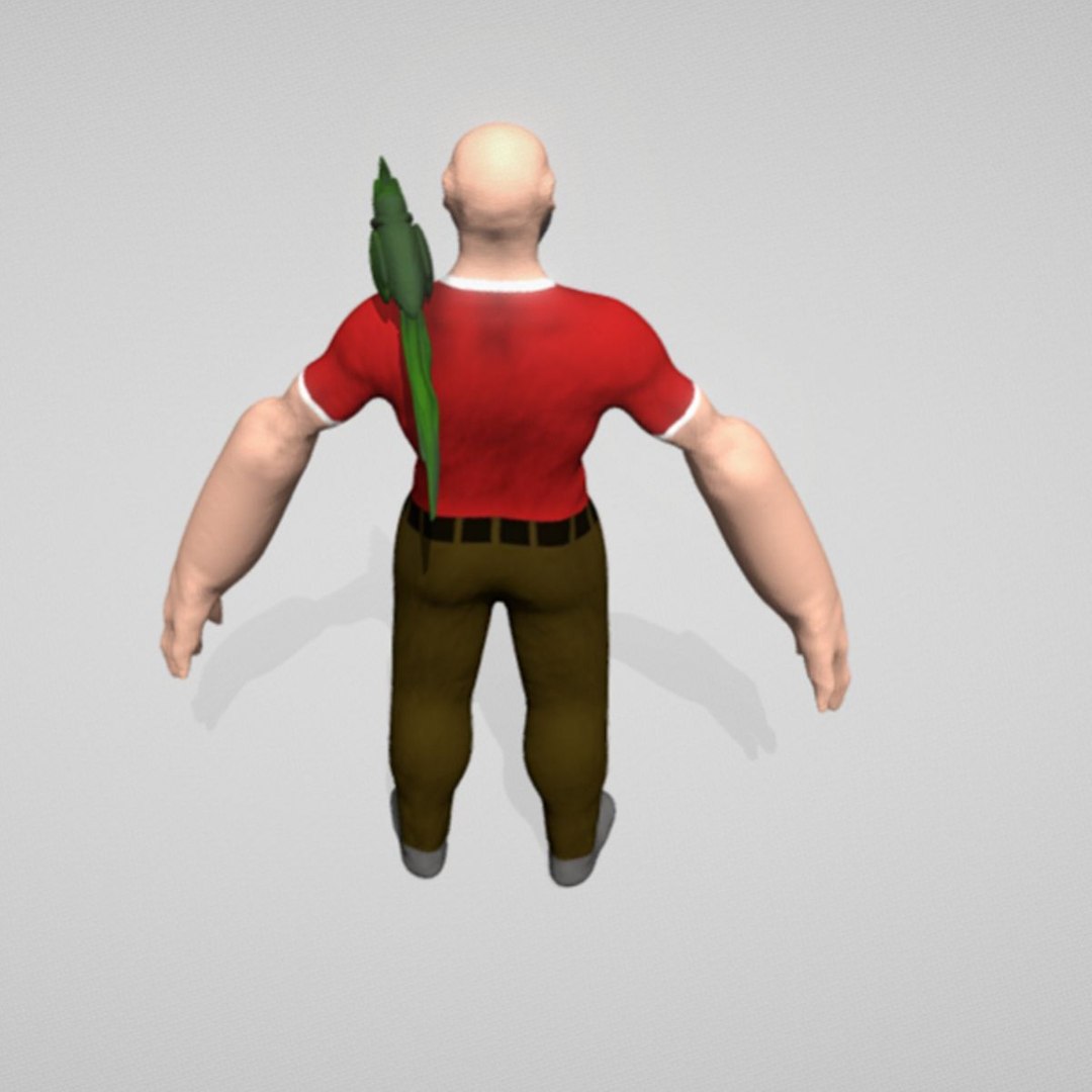 Lumberjack Human Bird 3D Model - TurboSquid 1519925
