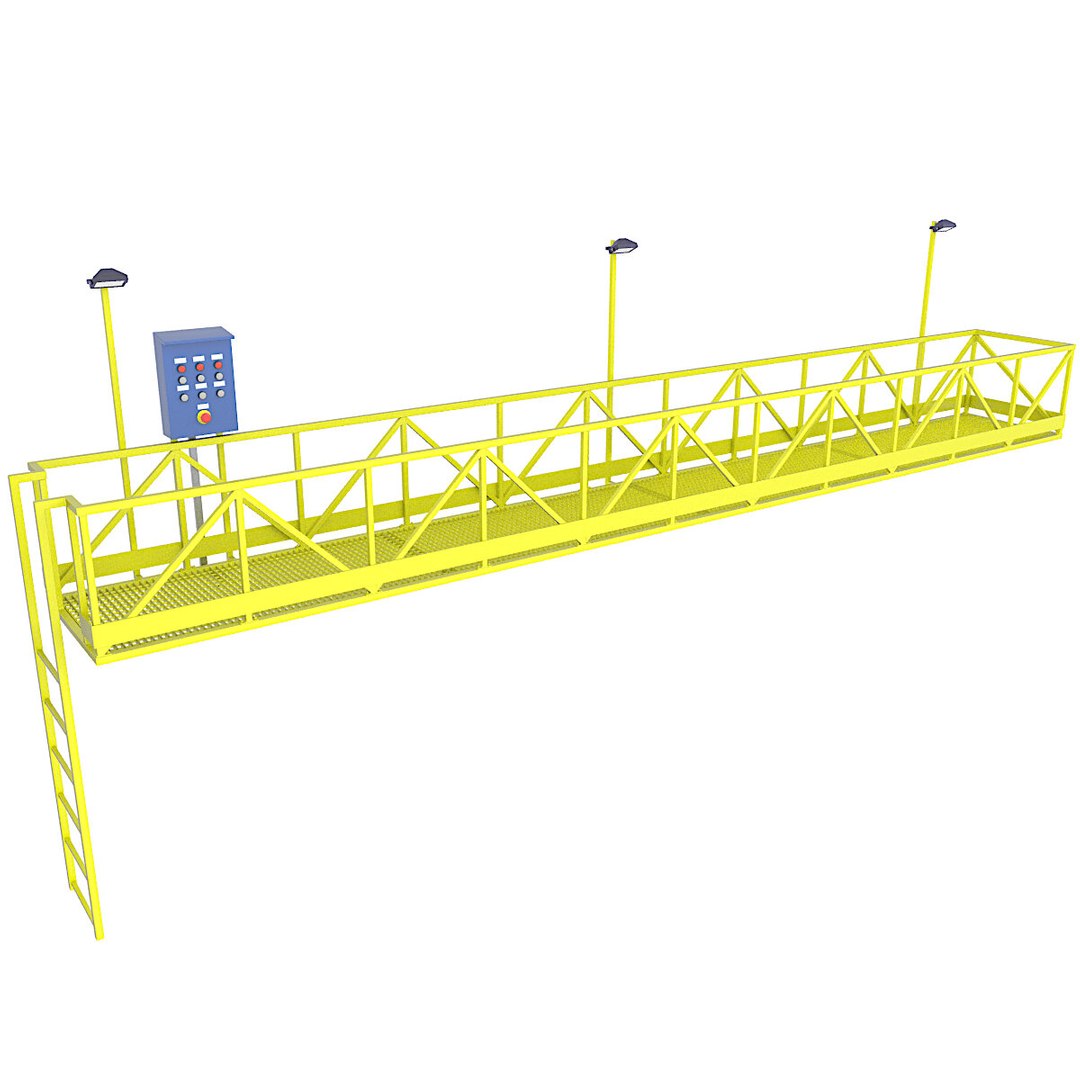 Model Crossover Platform 15 3D Model - TurboSquid 1775943