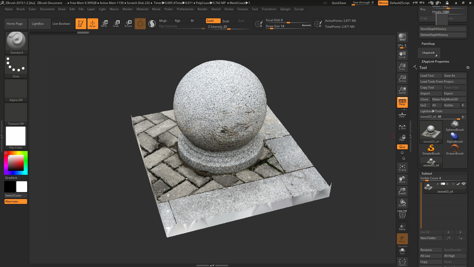 3D Model Round Stone Pier 3d Scan - TurboSquid 1990980