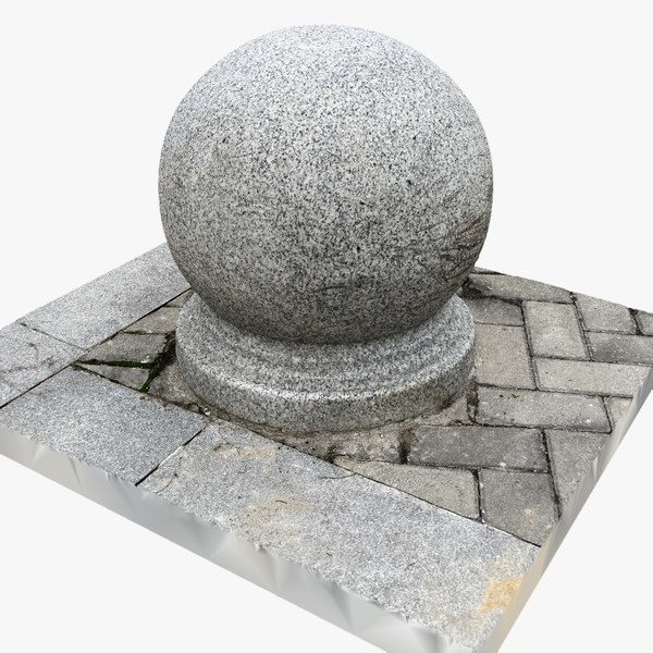 modelo 3d Round stone pier 3d scan - TurboSquid 1990980