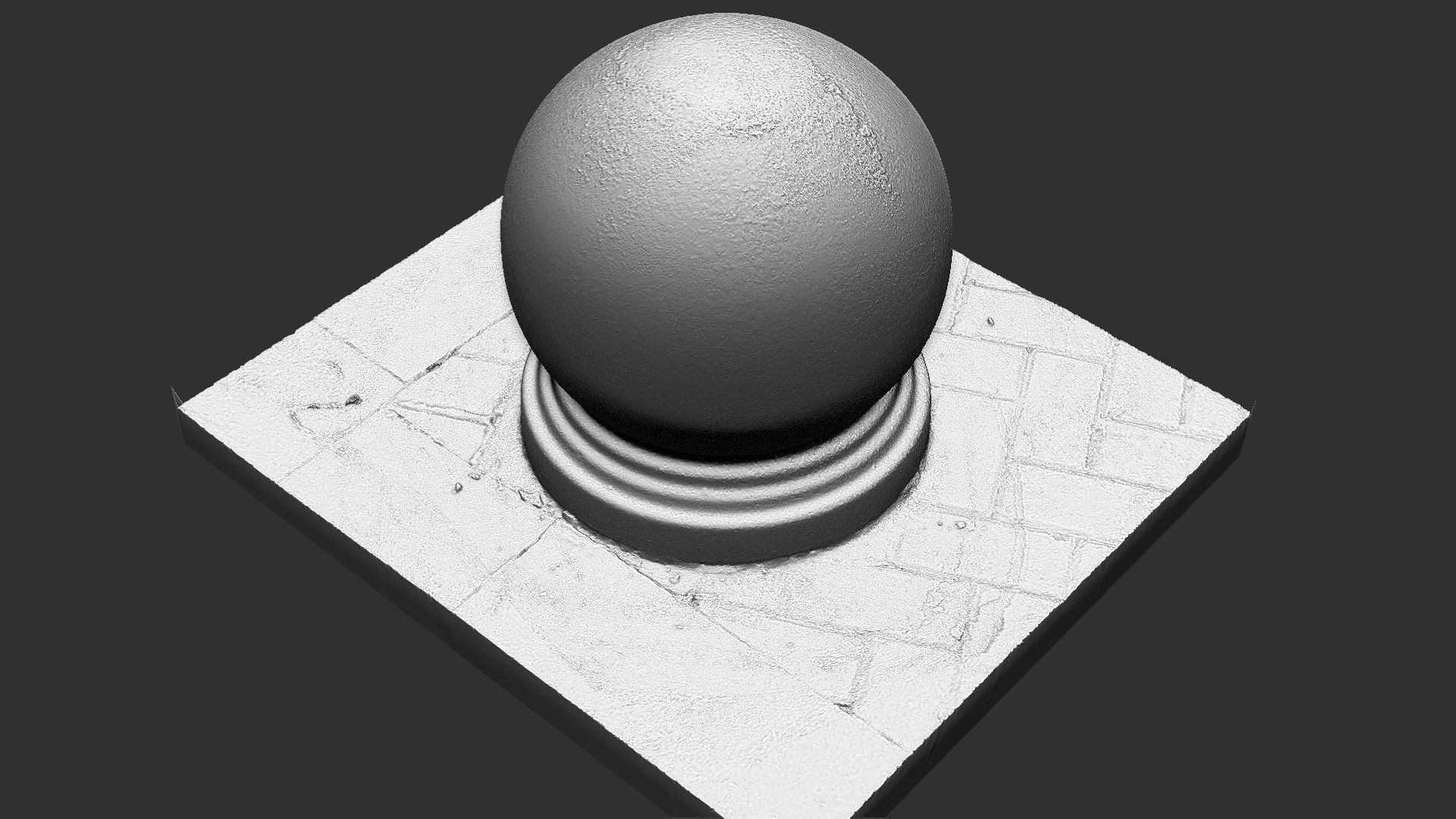 3D Model Round Stone Pier 3d Scan - TurboSquid 1990980