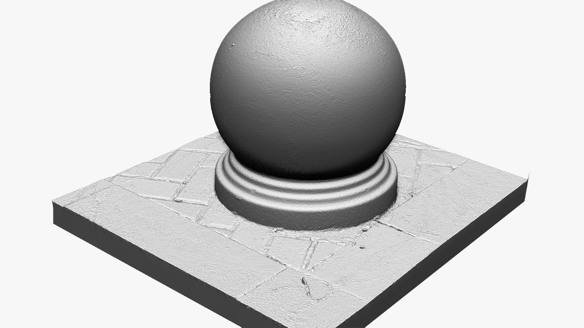 3D Model Round Stone Pier 3d Scan - TurboSquid 1990980