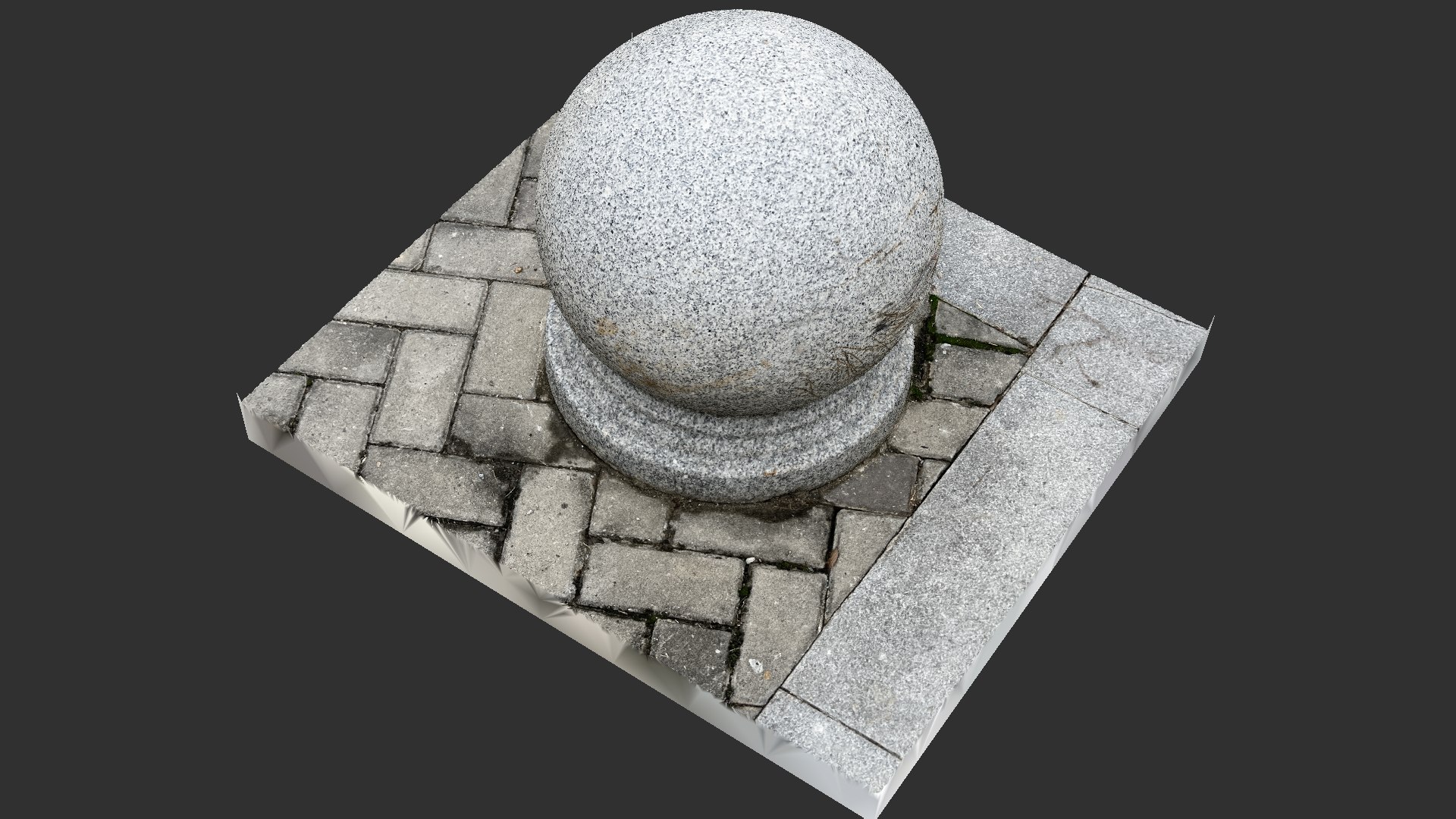 3D Model Round Stone Pier 3d Scan - TurboSquid 1990980