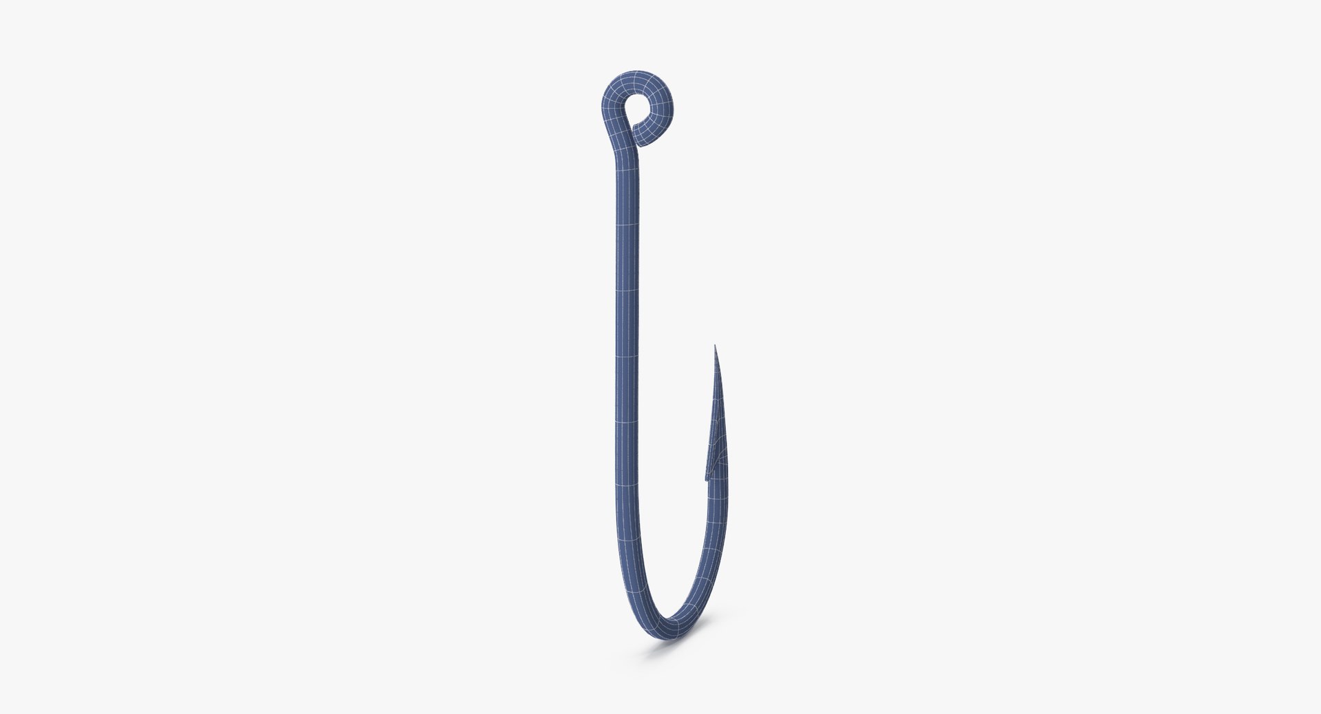 3d Model Of Fishing Hook