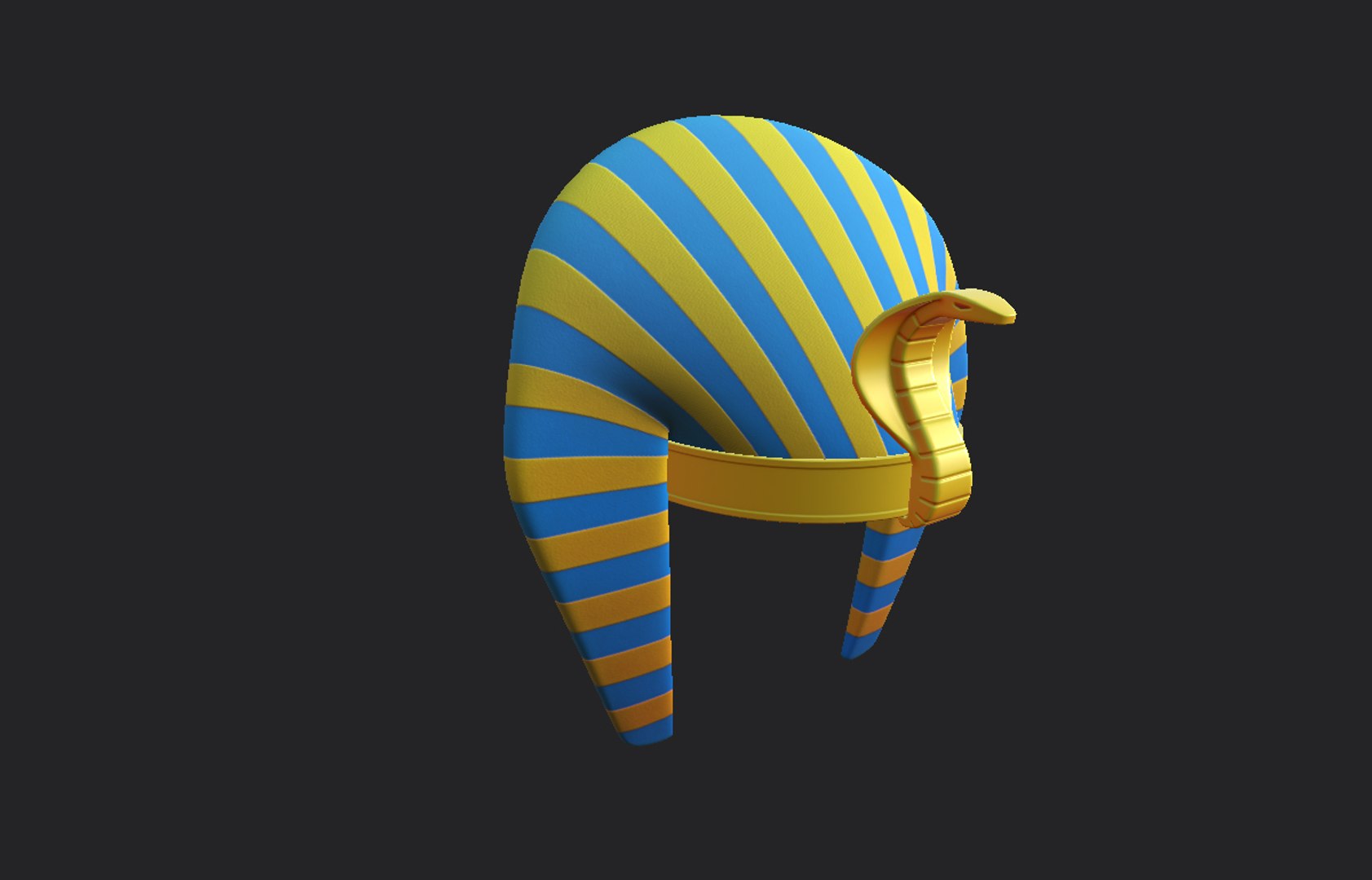 Pharaoh Hat 3D Model - TurboSquid 1436543