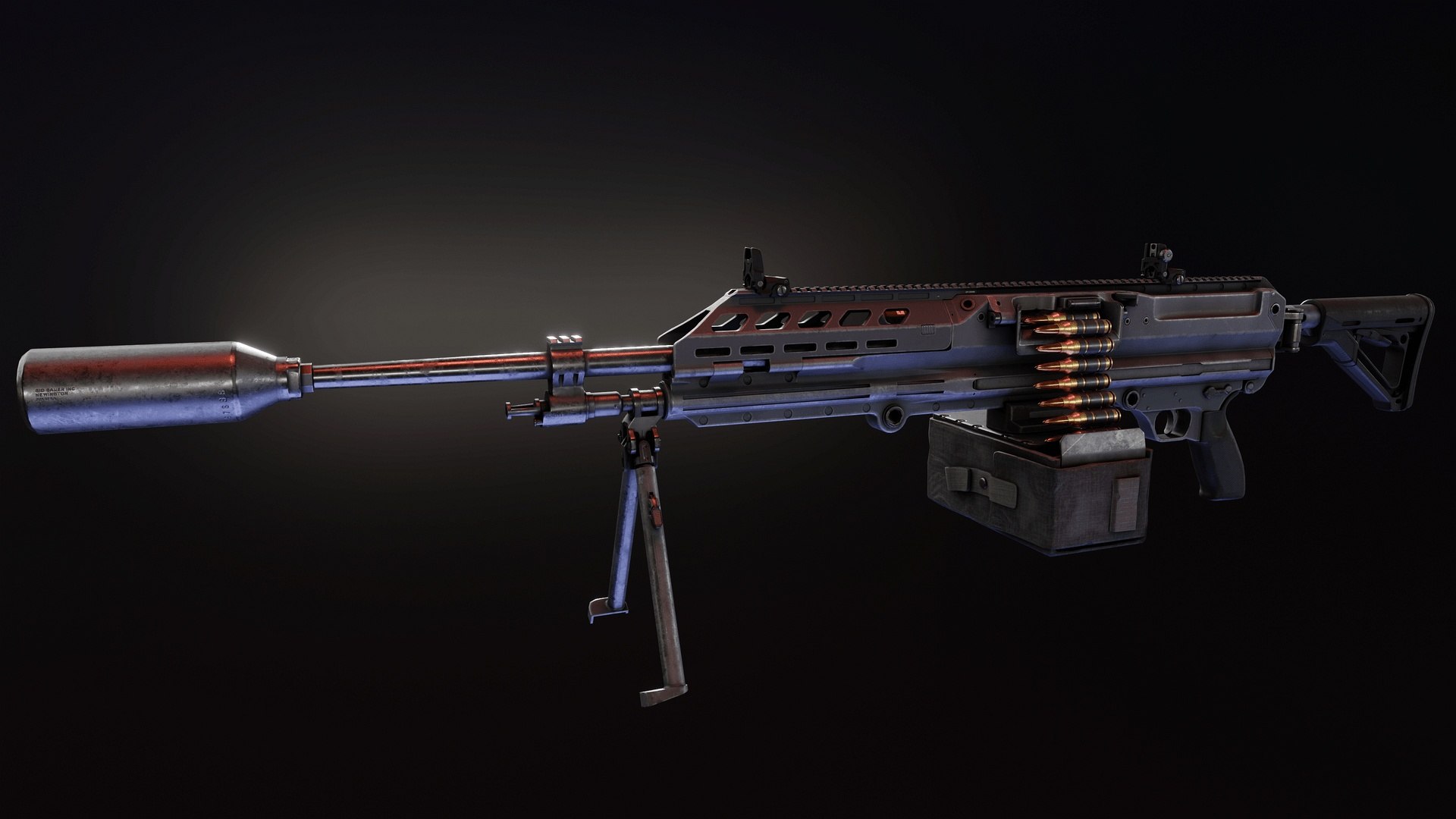 Sig MG338 Model - TurboSquid 1891584