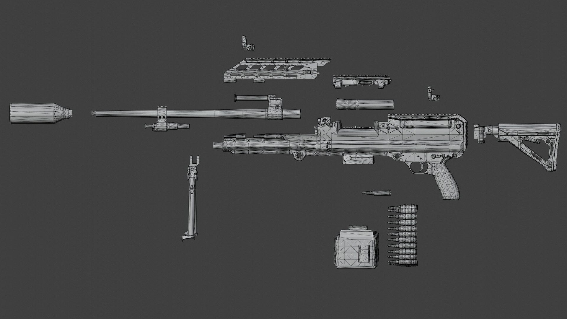 Sig MG338 Model - TurboSquid 1891584