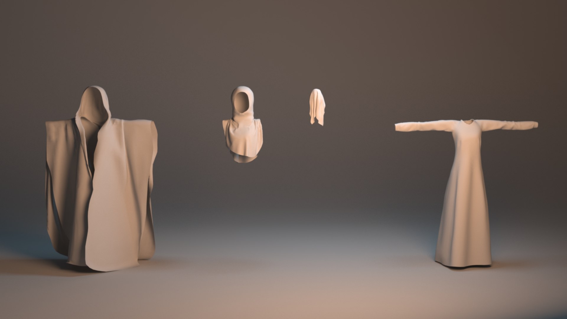 Abaya Model - TurboSquid 2017240