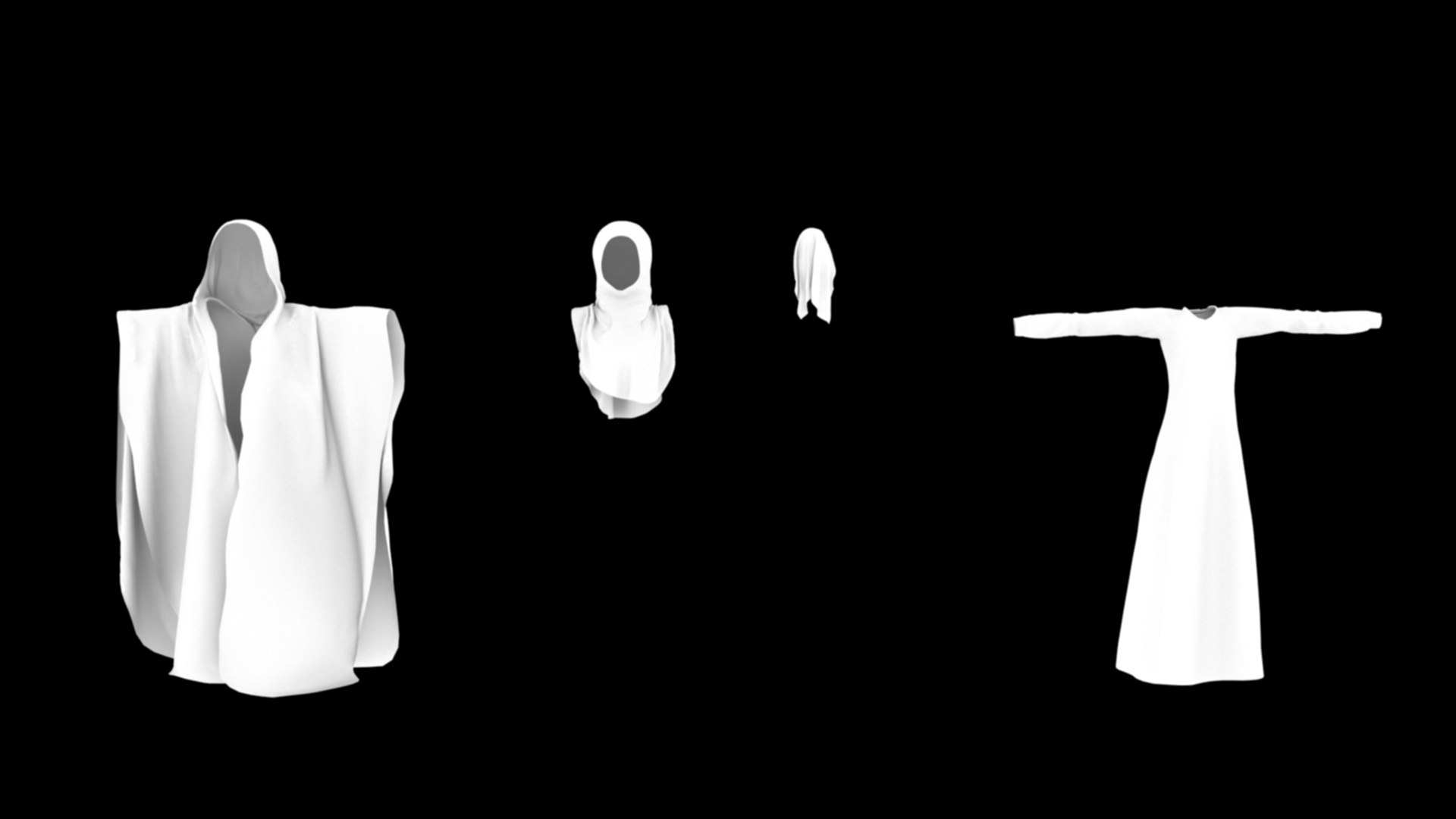 Abaya Model - TurboSquid 2017240