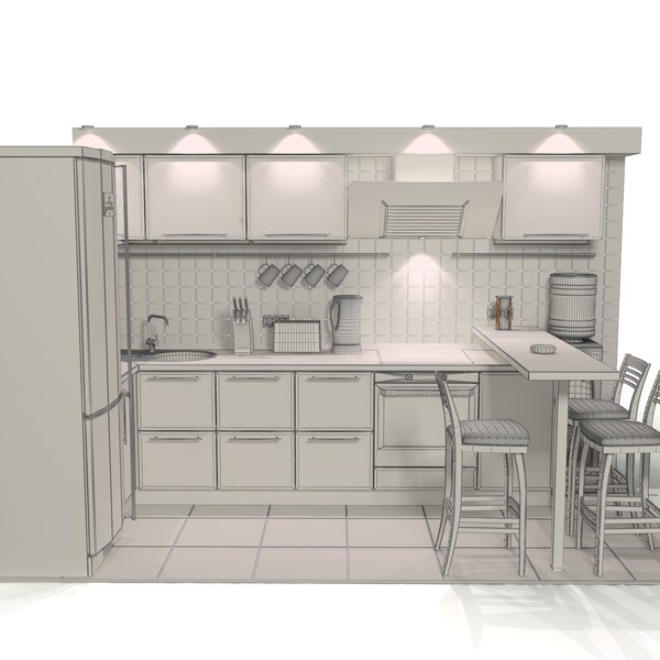 kitchen furniture 3d model