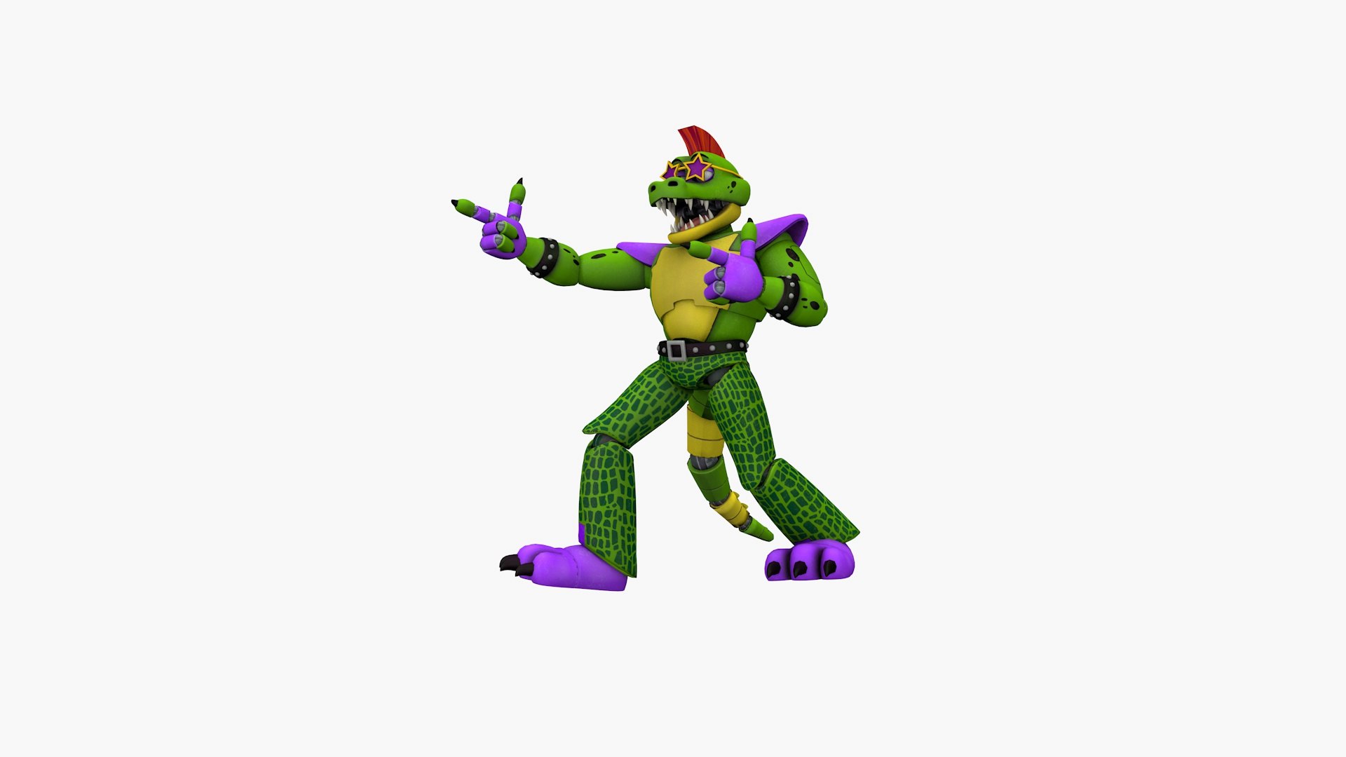 3D модель Monty Montgomery Gator - TurboSquid 2064397