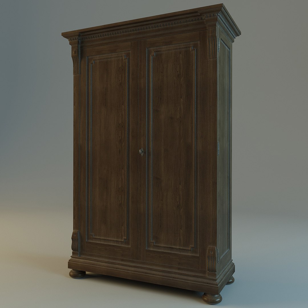 St James Armoire 3d Model