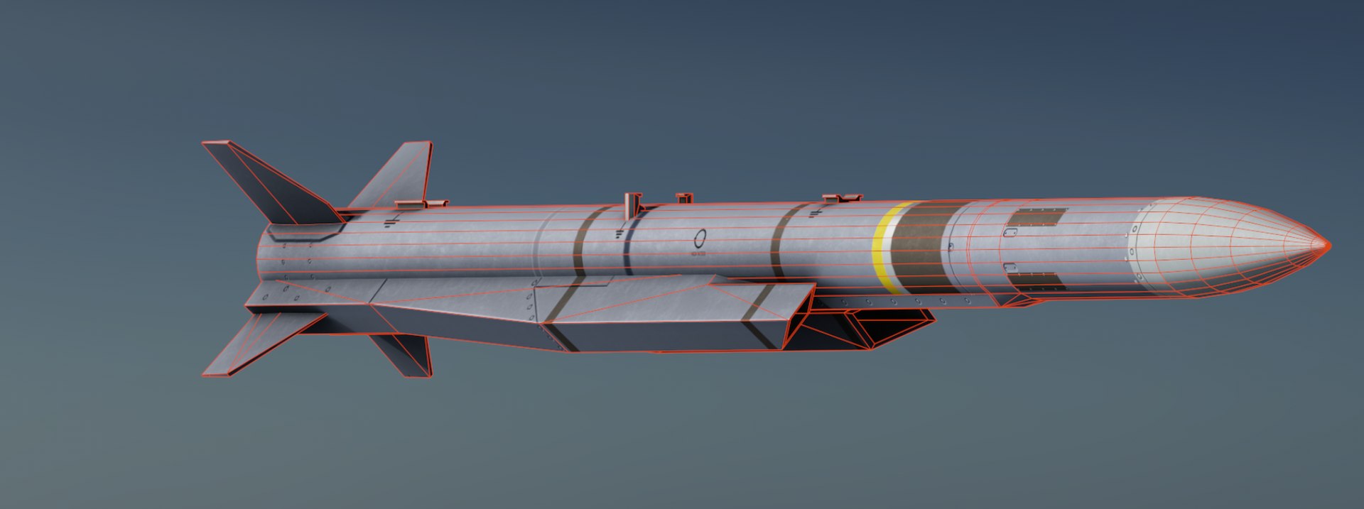 3D Model Meteor AA Missile - TurboSquid 2309588