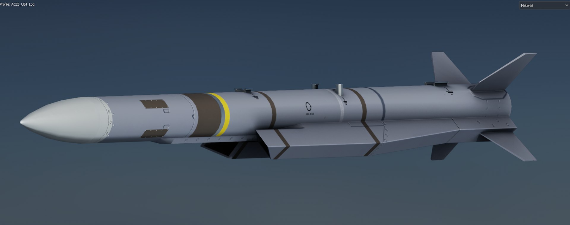 3D Model Meteor AA Missile - TurboSquid 2309588