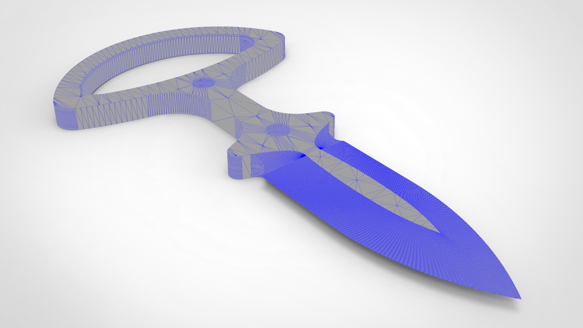 3D Combat Commander Push Dagger Model - TurboSquid 1536048