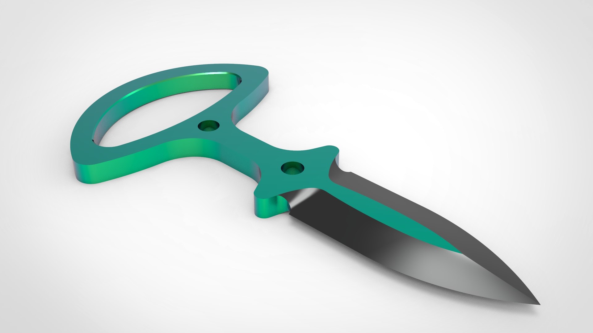 3D Combat Commander Push Dagger Model - TurboSquid 1536048