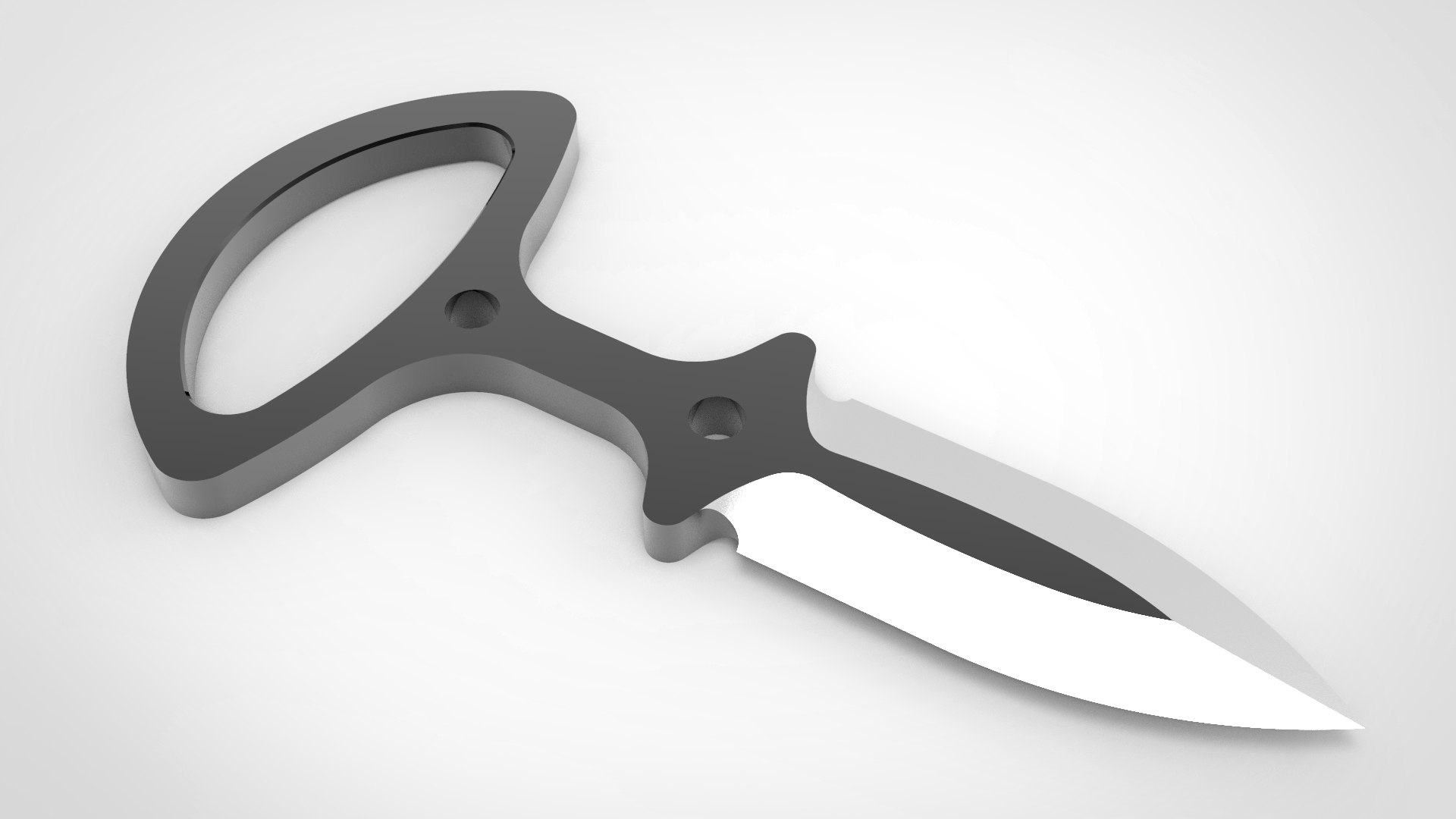 3D Combat Commander Push Dagger Model - TurboSquid 1536048