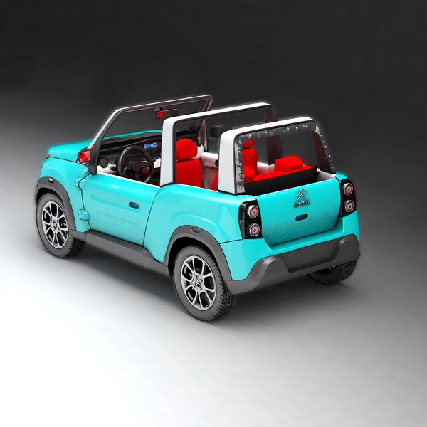 3D e-mehari electric car - TurboSquid 1183630