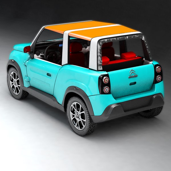3D e-mehari electric car - TurboSquid 1183630