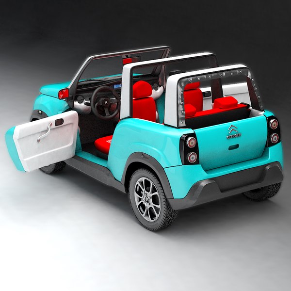 3D e-mehari electric car - TurboSquid 1183630