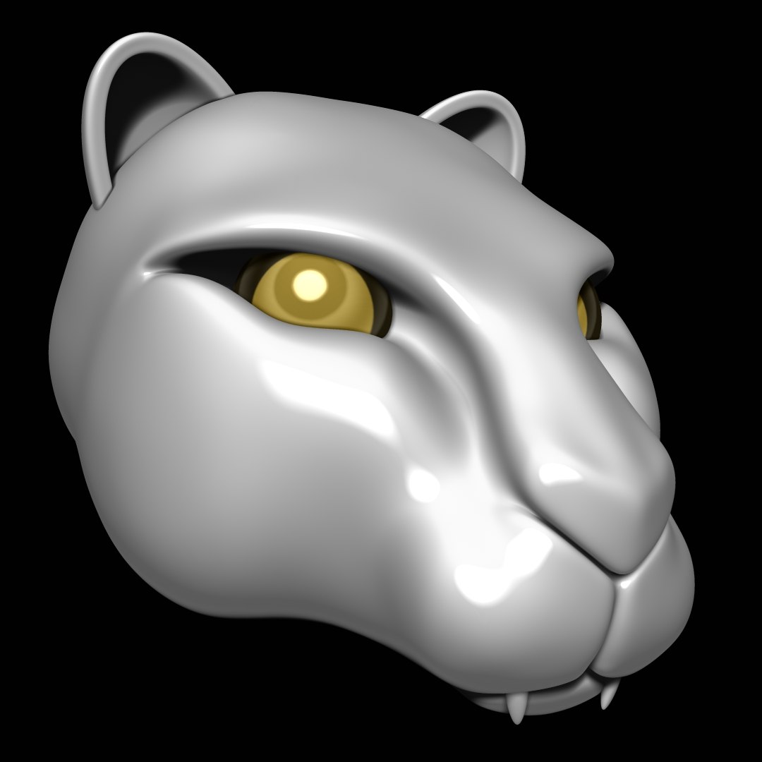 3D Puma Head - TurboSquid 1286604