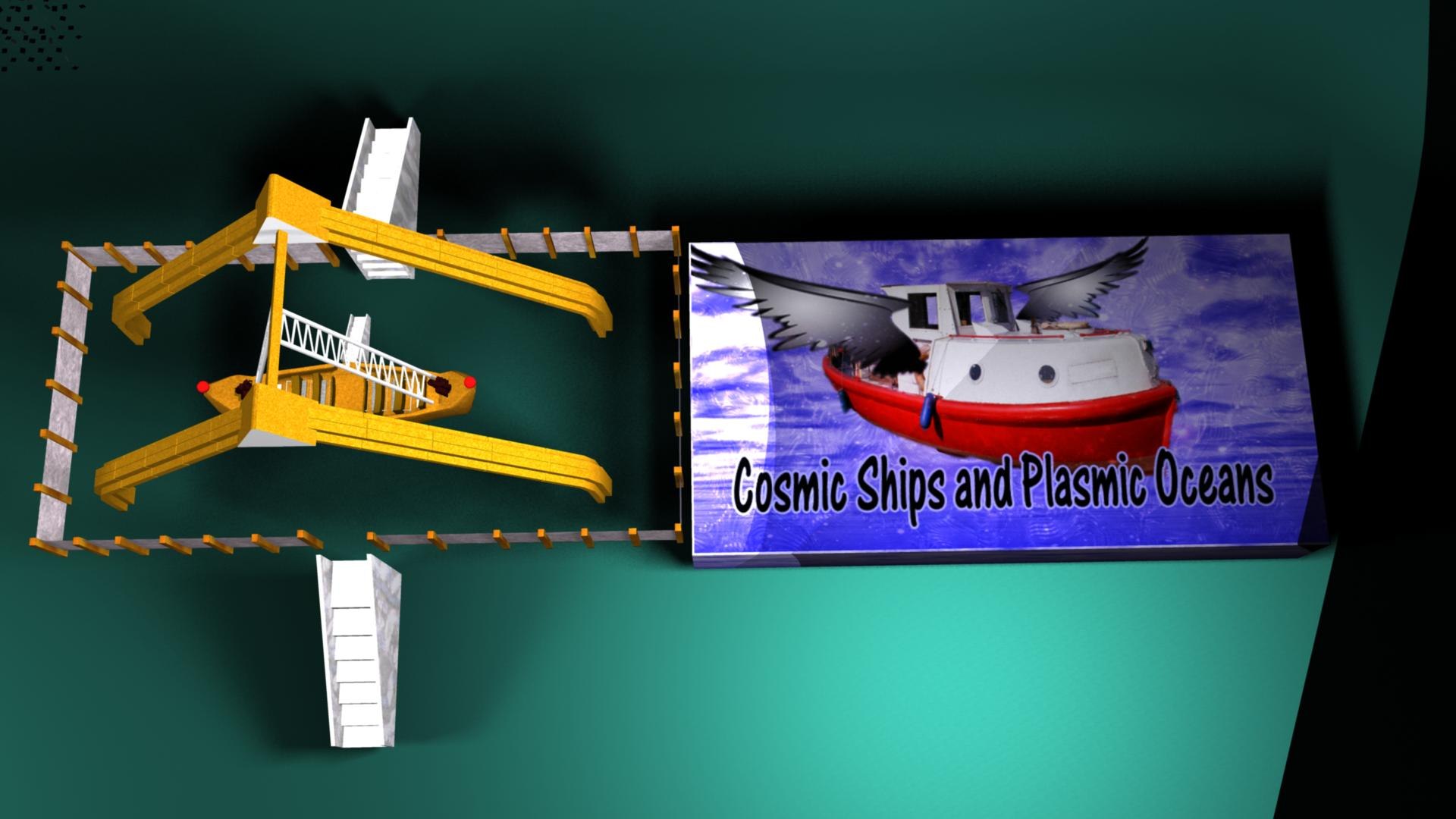 3d Carnival Ride Boat Swing Model