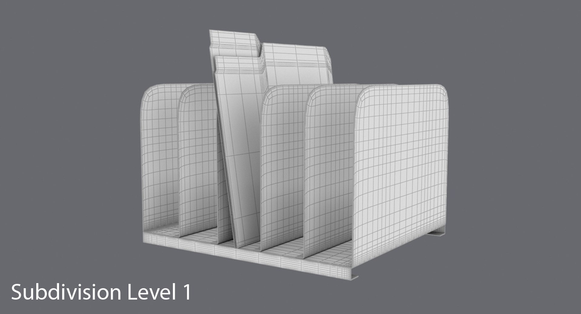 File-holder-01 3d Model