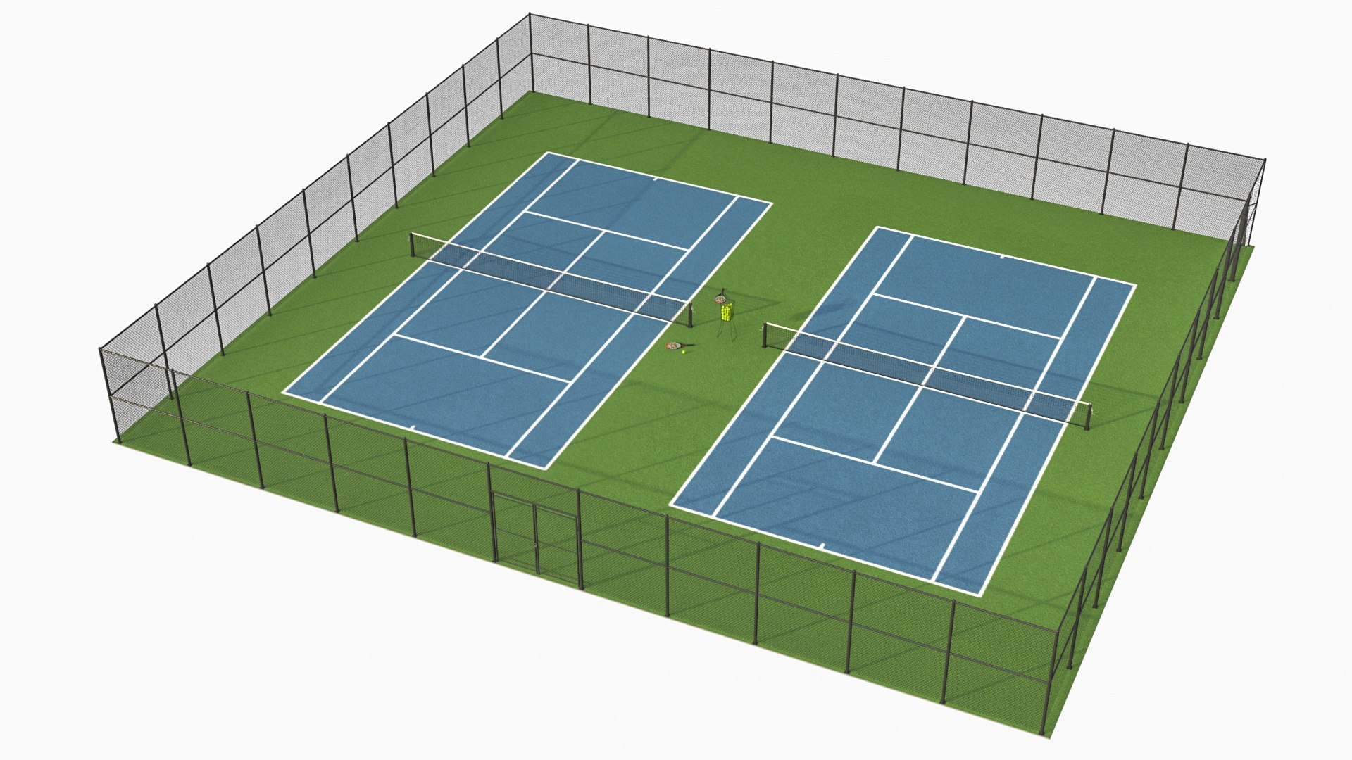 3D model Tennis Court 06 - TurboSquid 2051358