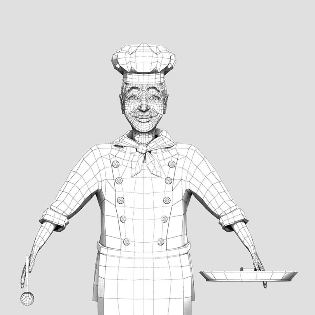 3D Cook Model - TurboSquid 1373302