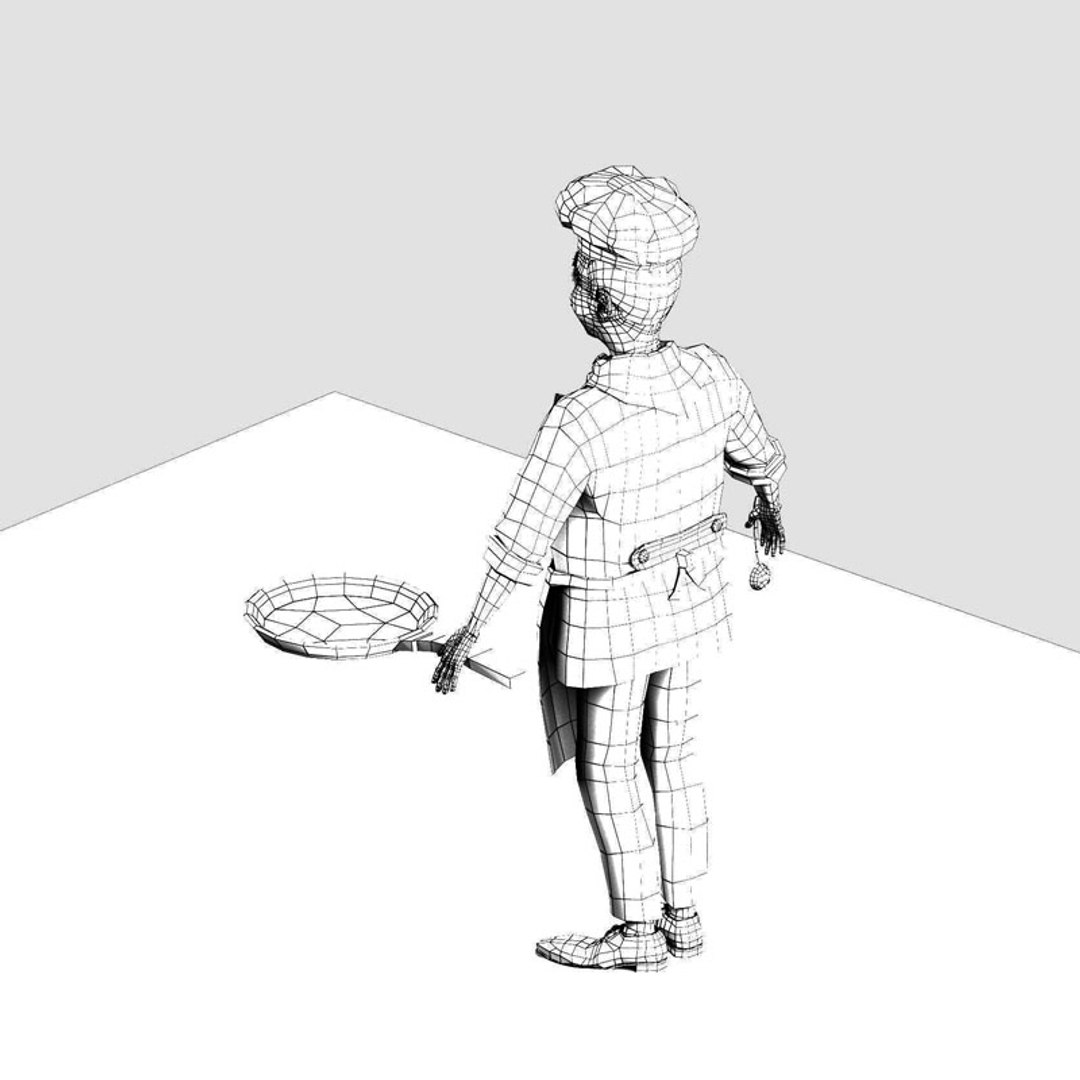 3D Cook Model - TurboSquid 1373302