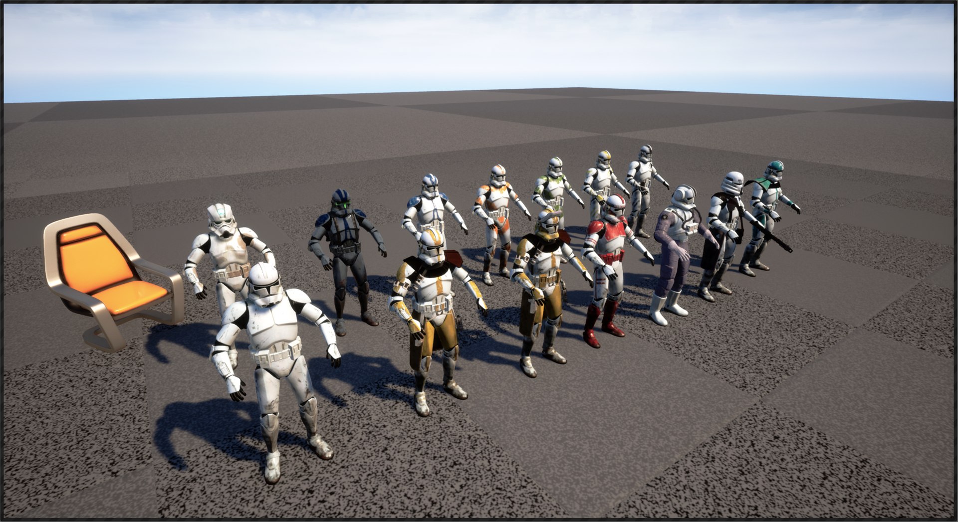 3D Clone Trooper Phase II Legion Mega Pack - TurboSquid 2391535