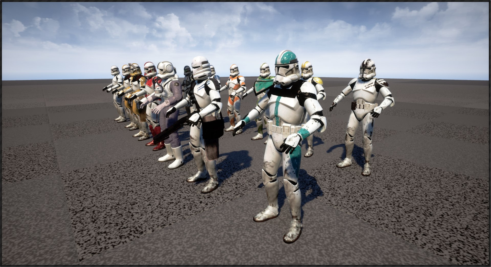 3D Clone Trooper Phase II Legion Mega Pack - TurboSquid 2391535