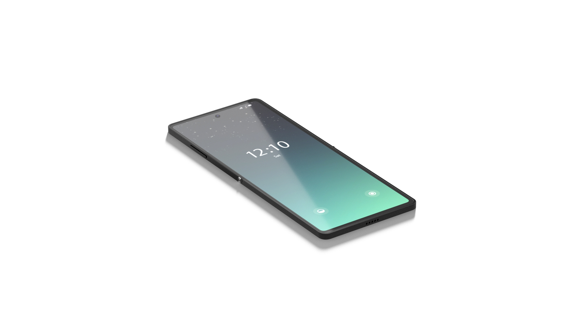 Animated Flexible Phone - Clamshell Smartphone With Cyclic Animation Of ...