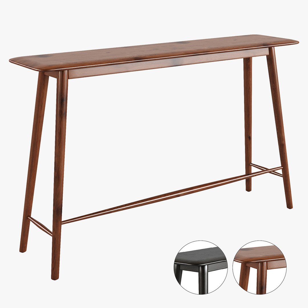 3D Kacia Console Table - TurboSquid 2267539