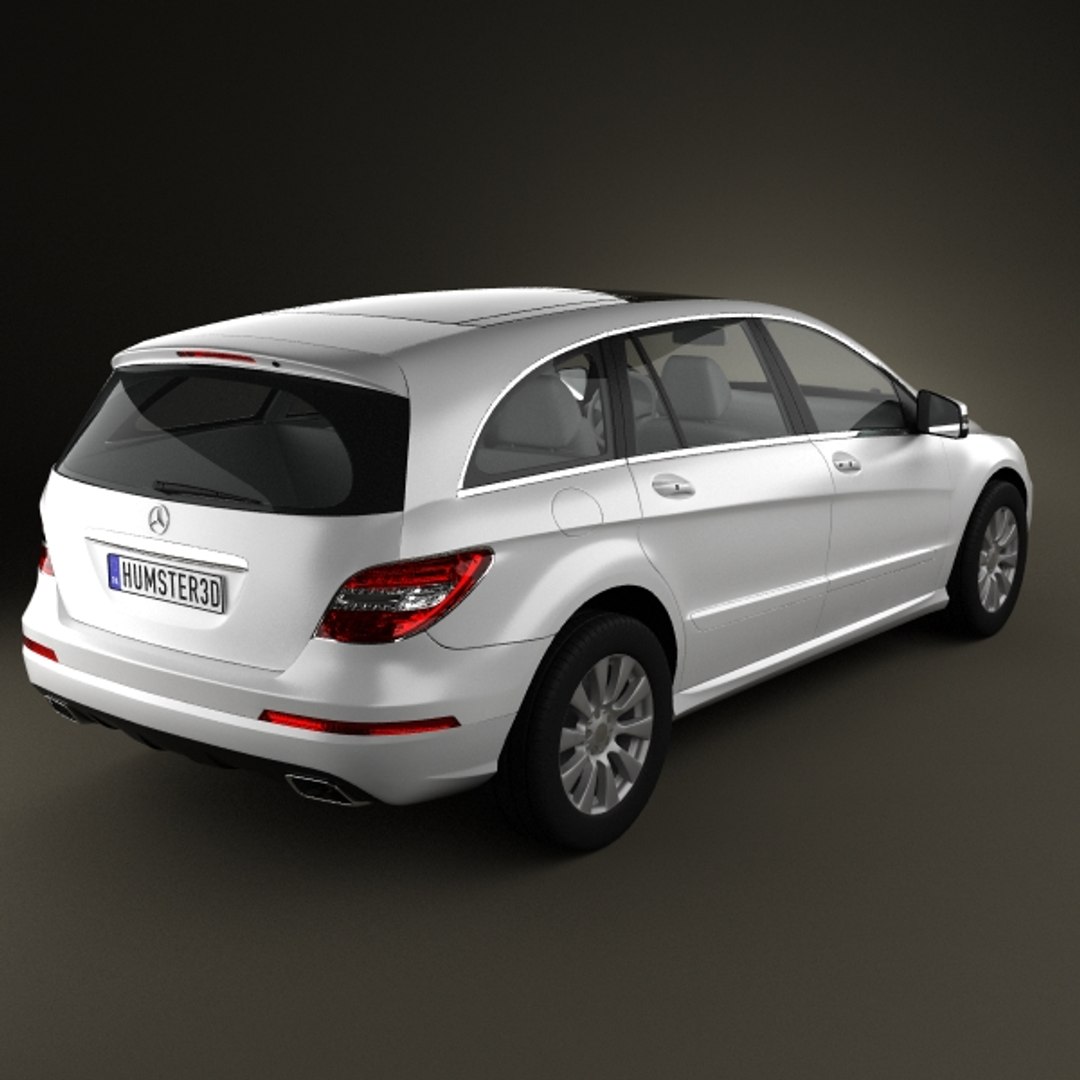 3d model mercedes-benz r class 2011