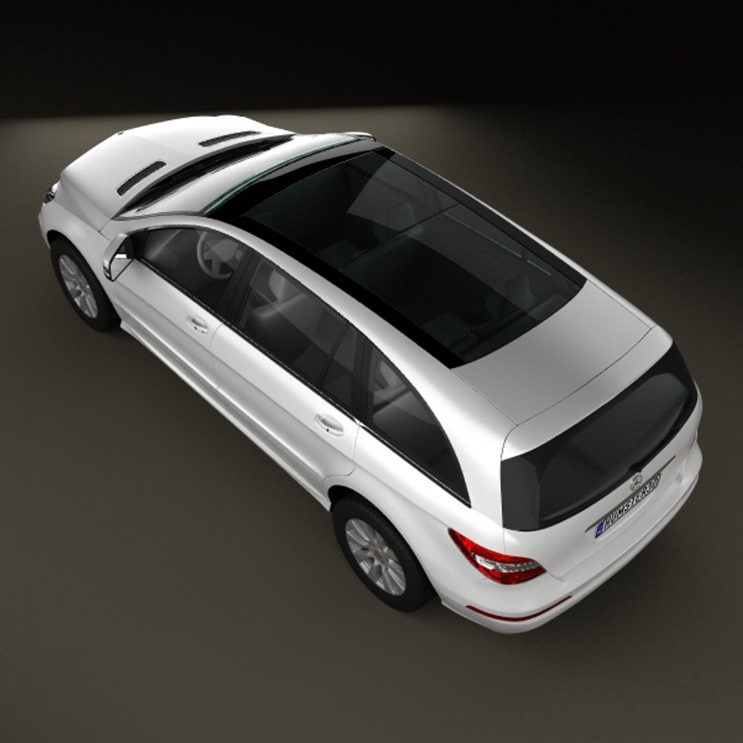 3d model mercedes-benz r class 2011