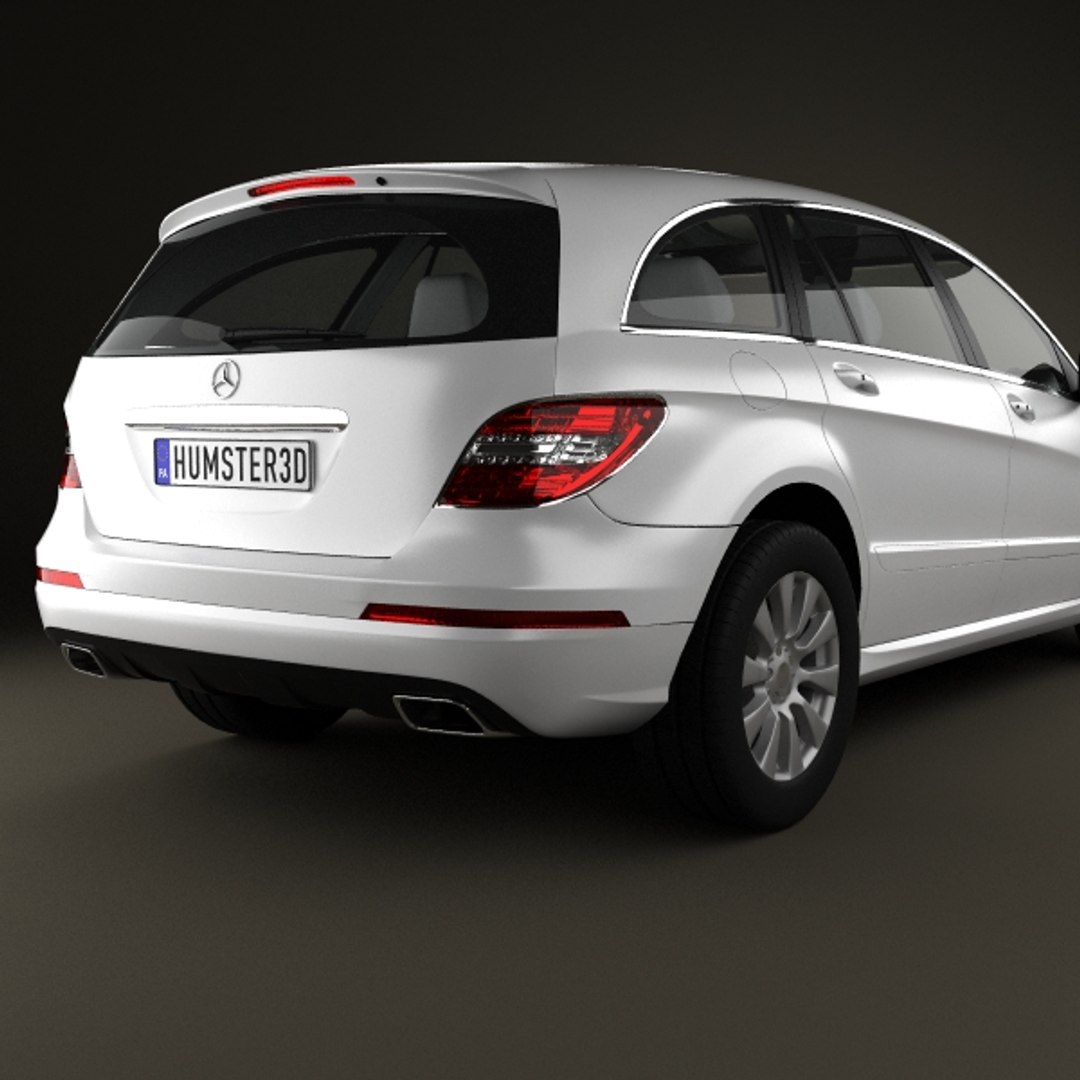 3d model mercedes-benz r class 2011