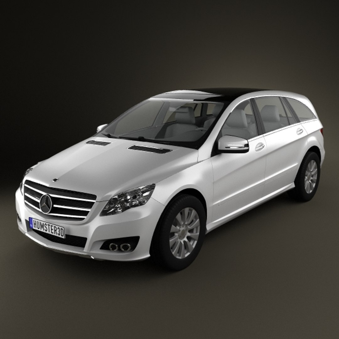 3d model mercedes-benz r class 2011