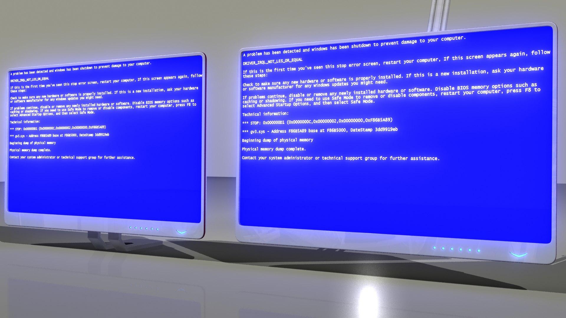 3d Simple Monitor Screen Model